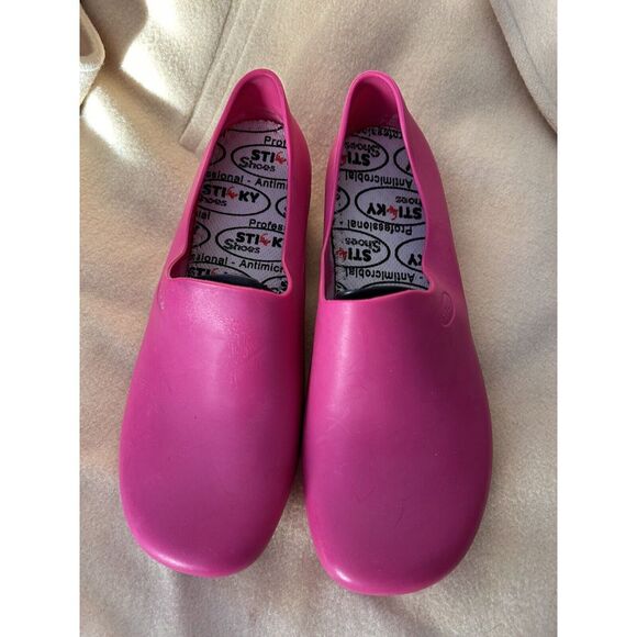 Shoes | Sticky Pink Chef Teachers Nursing Supportive Shoes Size 7 B ...